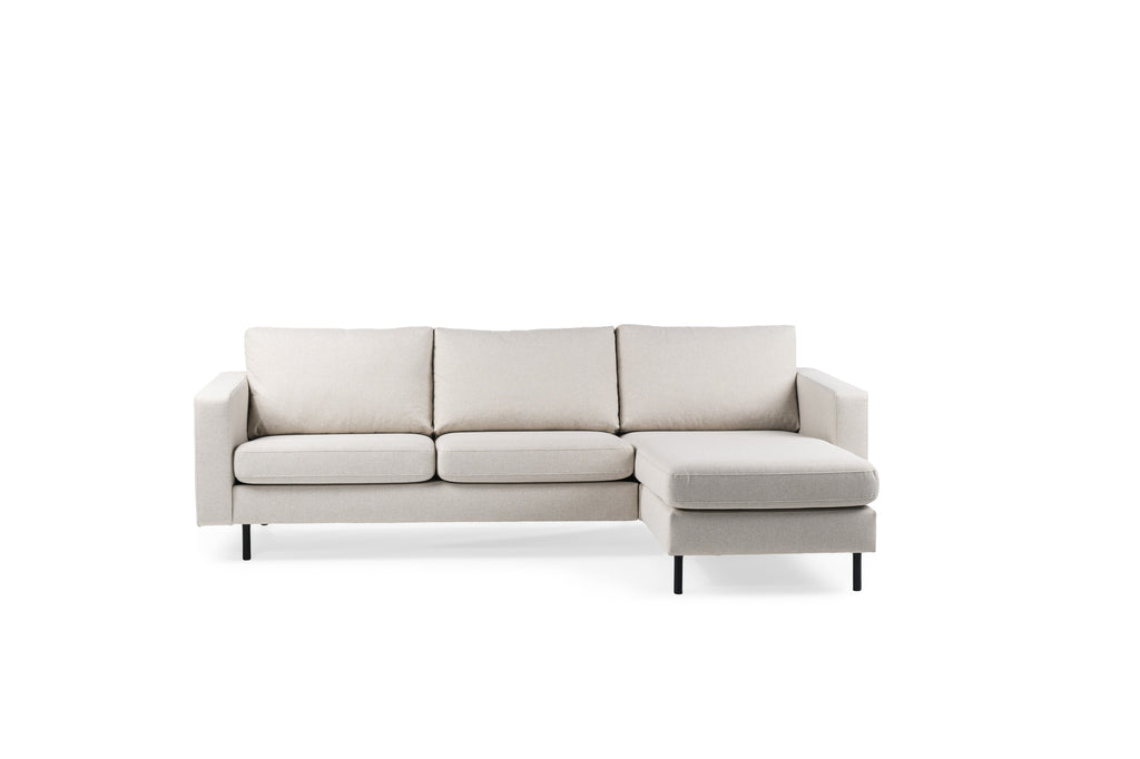 "3 zits bank CL L+R, stof Dillon, D820 ivoor - Comfortabel en stijlvol ...